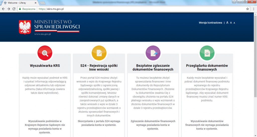 Instrukcja składania sprawozdania finansowego do KRS - Biuro rachunkowe ...